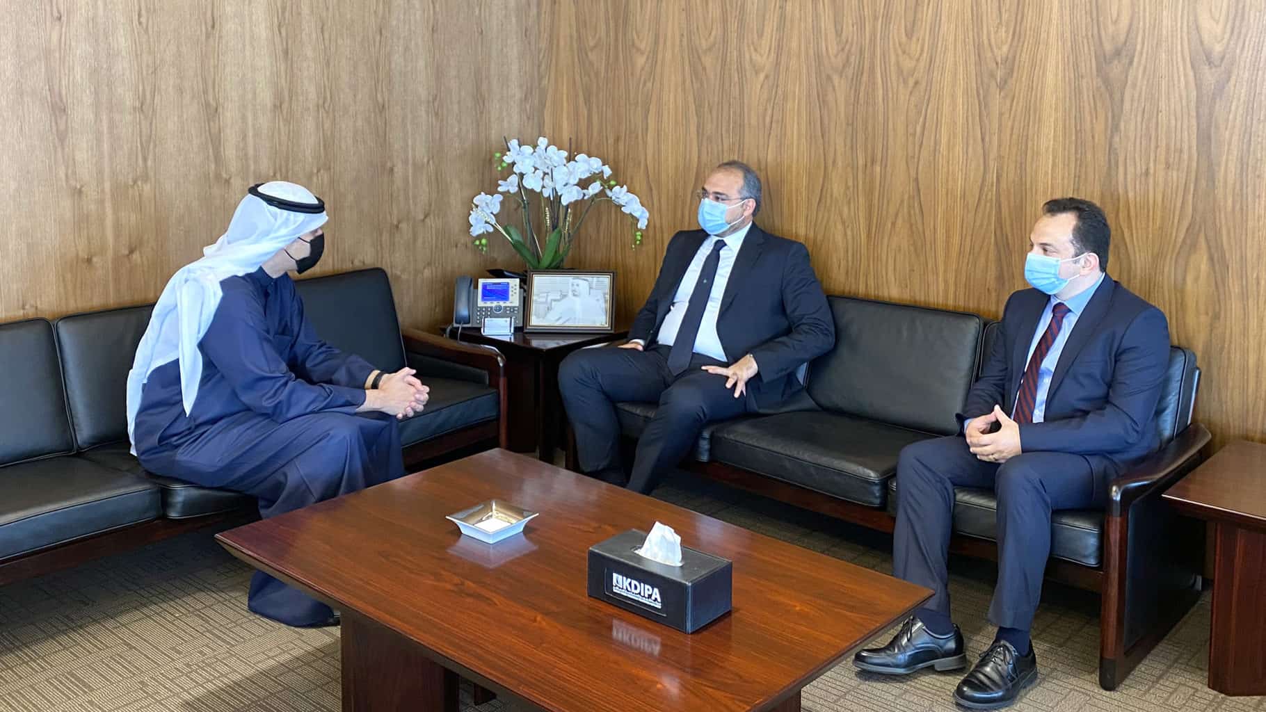 KDIPA receives the Chargé d ‘Affairs of the Lebanese Republic Embassy ...